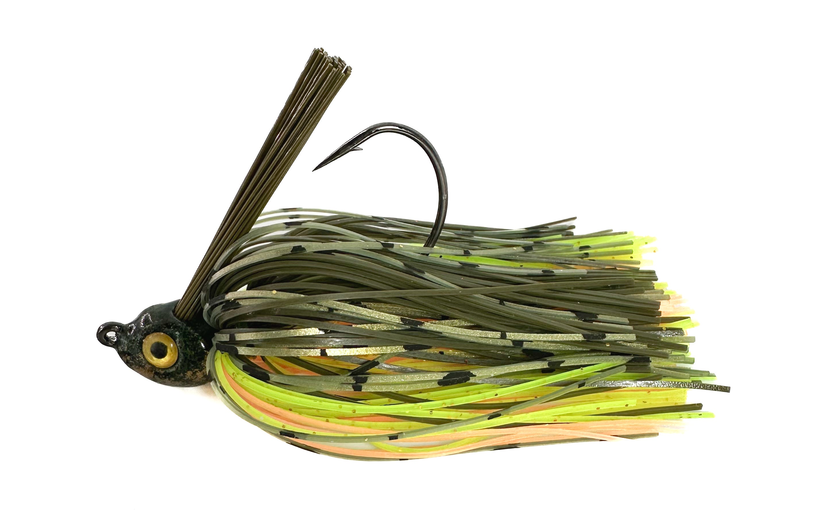 Hand and Wire Tied Poison Tail Swim Jig – Choppy Water Bait Co.
